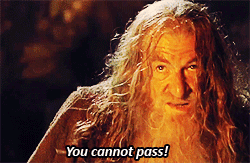 You Shall Not Pass Gif