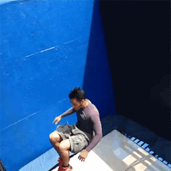 GIF sports trampoline perfect loop - animated GIF on GIFER