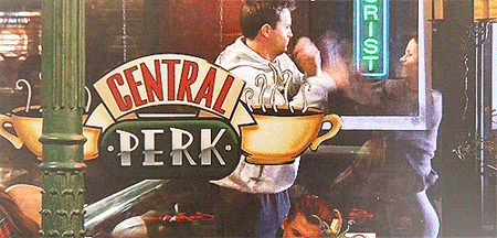 Central perk friends coffee GIF - Find on GIFER