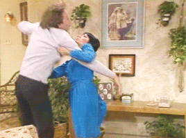 Janet wood threes company jack tripper GIF - Find on GIFER
