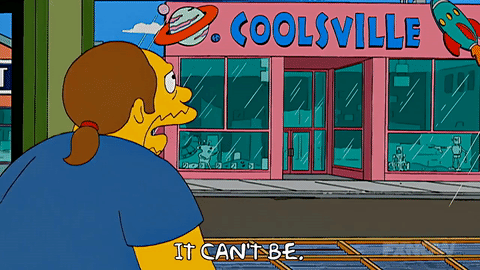 GIF episode 7 season 19 comic book guy - animated GIF on GIFER