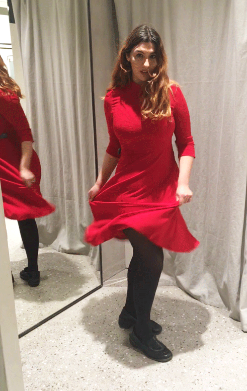 Red dress GIF - Find on GIFER