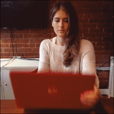 Girl boy laptop GIF - Find on GIFER