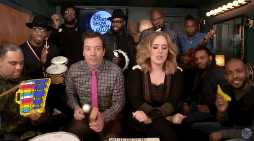 Music jimmy fallon hello GIF - Find on GIFER
