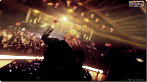 GIF dj party hard music - animated GIF on GIFER