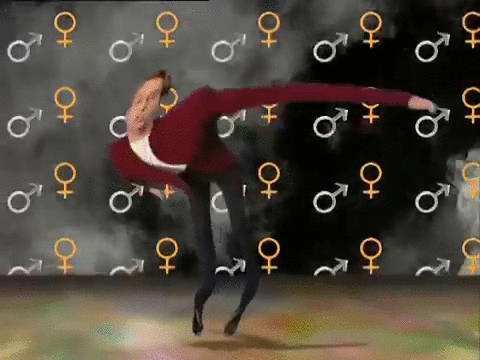 GIF dancing peter gabriel - animated GIF on GIFER