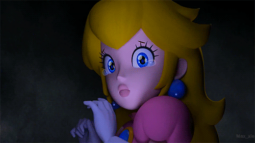 Peach scared GIF - Find on GIFER