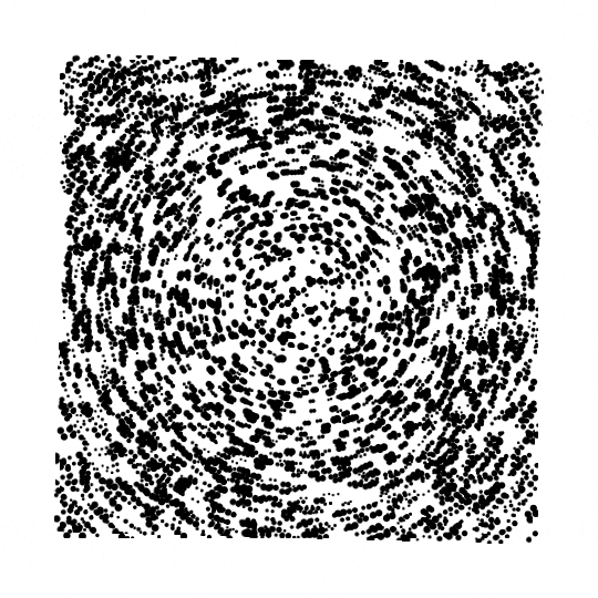 Black and white trippy processing GIF - Find on GIFER