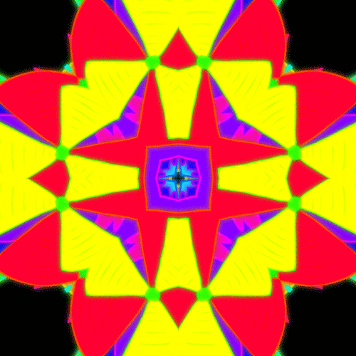 Kaleidoscope psychedelic animation GIF - Find on GIFER