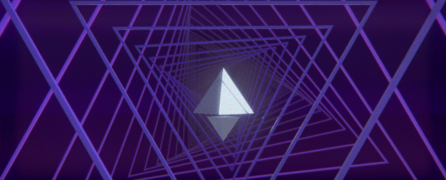 Purple triangle 3d GIF - Find on GIFER