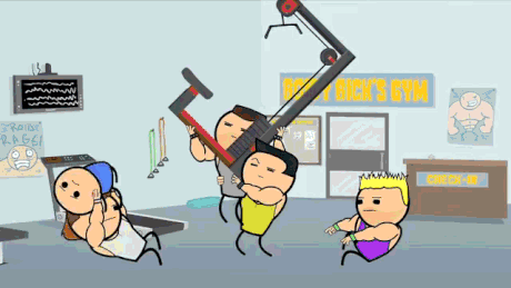 GIF gym guy me - animated GIF on GIFER