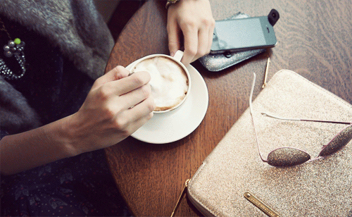 Coffee cinemagraph nyfw GIF - Find on GIFER