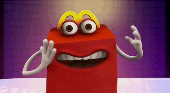 Mcdonalds happy meal talking GIF - Find on GIFER