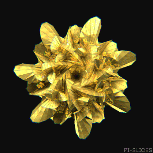 Abstract trippy pi slices GIF - Find on GIFER