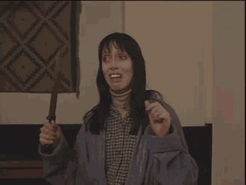 GIF funny scared knife - animated GIF on GIFER