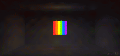 Rainbow trippy explosions GIF - Find on GIFER