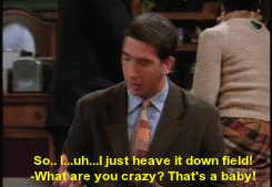 Friends chandler bing joey tribbiani GIF - Find on GIFER