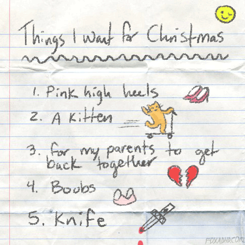 Tumblr Christmas List
