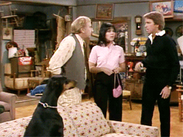 GIF threes company jack tripper janet wood - animated GIF on GIFER