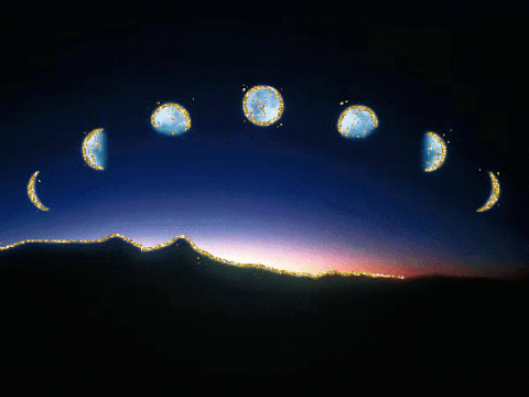 Full moon GIF - Find on GIFER