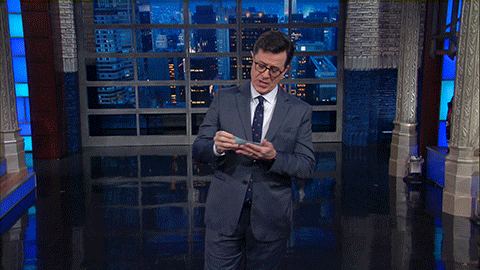 Stephen colbert late show GIF - Find on GIFER
