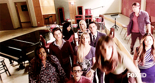 GIF glee club - animated GIF on GIFER