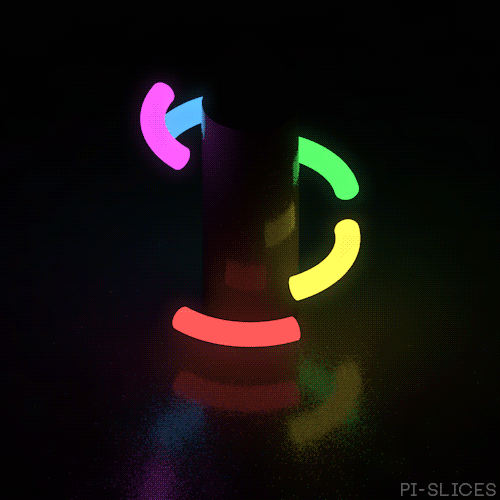 GIF abstract trippy rainbow - animated GIF on GIFER