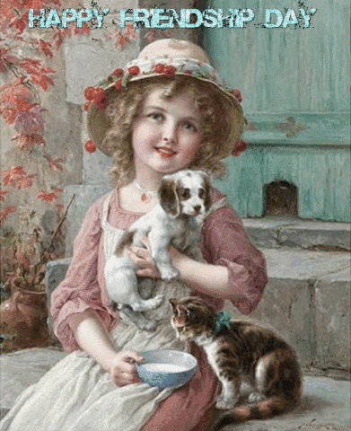 GIF animal friendship - animated GIF on GIFER