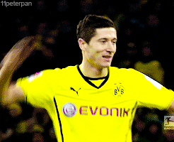 Bvb borussia dortmund lewandowski GIF - Find on GIFER