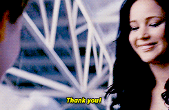 GIF thanks jennifer lawrence the hunger games - animated GIF on GIFER