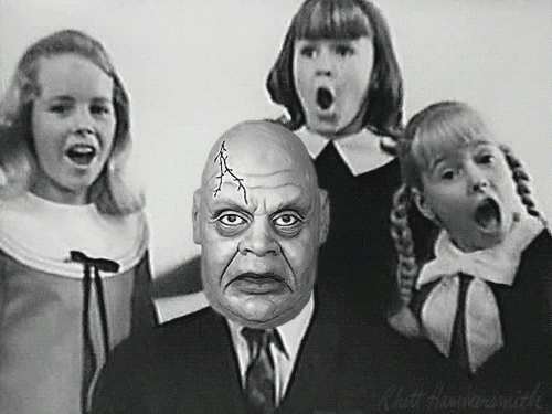 GIF rhett hammersmith creepy bw - animated GIF on GIFER