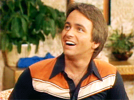 GIF threes company jack tripper chrissy snow - animated GIF on GIFER