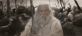 Gandalf the lord of the rings return of the king GIF - Find on GIFER