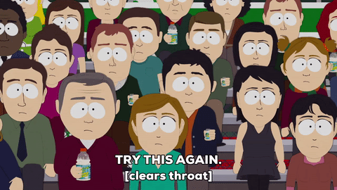 GIF crowd speaking - animated GIF on GIFER