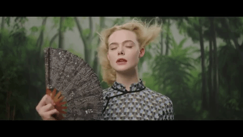 Elle fanning fan nowness GIF - Find on GIFER