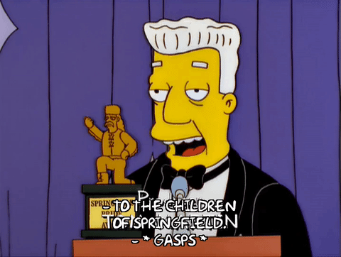 GIF episode 12 season 11 kent brockman - animated GIF on GIFER