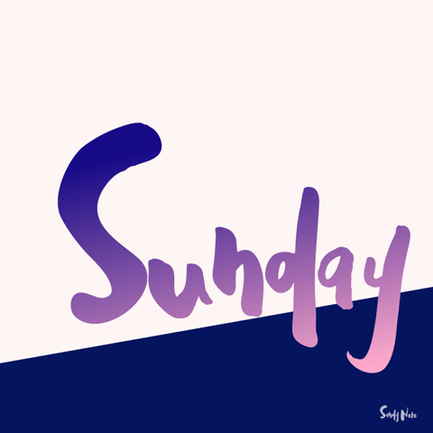 Sunday days of the week weekend GIF - Find on GIFER