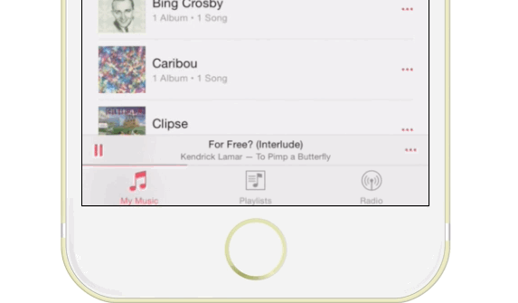 GIF music app ios - animated GIF on GIFER