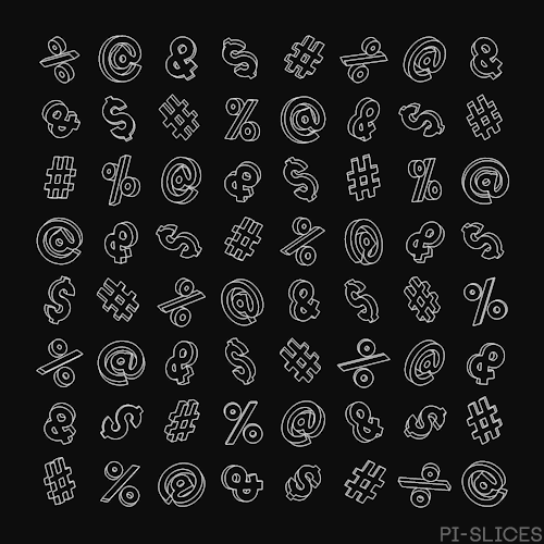 Abstract trippy pi slices GIF - Find on GIFER