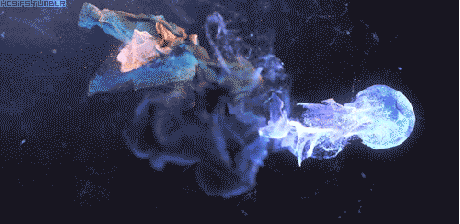 Gif Animado De Humo Azul YARN | Respiré De Ese Humo | Juanes La