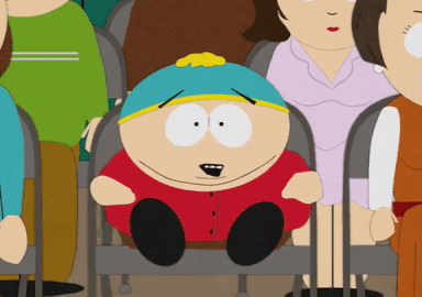 GIF cartman watching sitting - animated GIF on GIFER