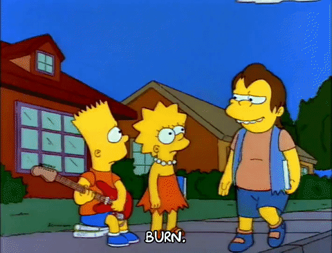 GIF school bus bart season 3 - animated GIF on GIFER