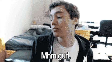 GIF look at her hair dear god - animated GIF on GIFER