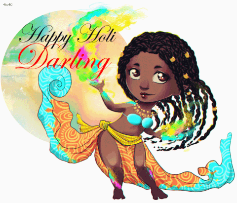 GIF holi festival - animated GIF on GIFER