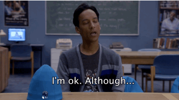 GIF troy and abed im okay community - GIF animado en GIFER