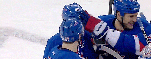 GIF hockey new york rangers jt miller - animated GIF on GIFER