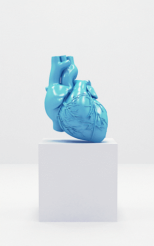 Heart blue GIF - Find on GIFER