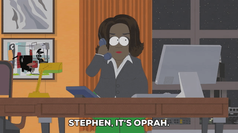 Office oprah phone call GIF - Find on GIFER