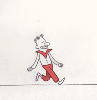 GIF loop 2d animation walk cycle - animated GIF on GIFER