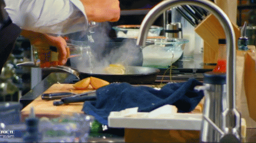 Fox cooking chicken GIF - Find on GIFER